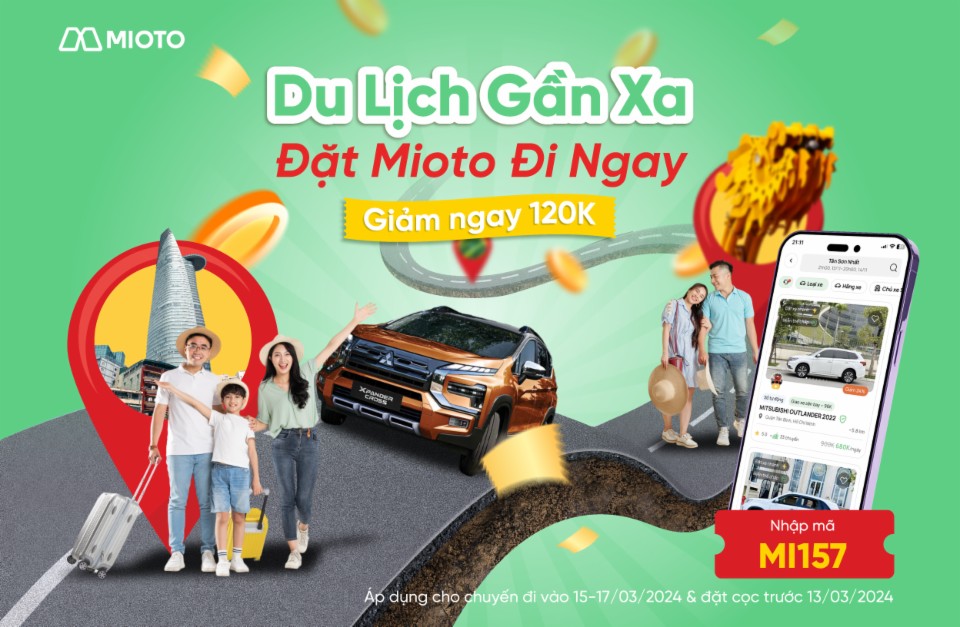 Mioto - Ứng dụng cho thuê xe tự lái & có tài xế 4-7 chỗ