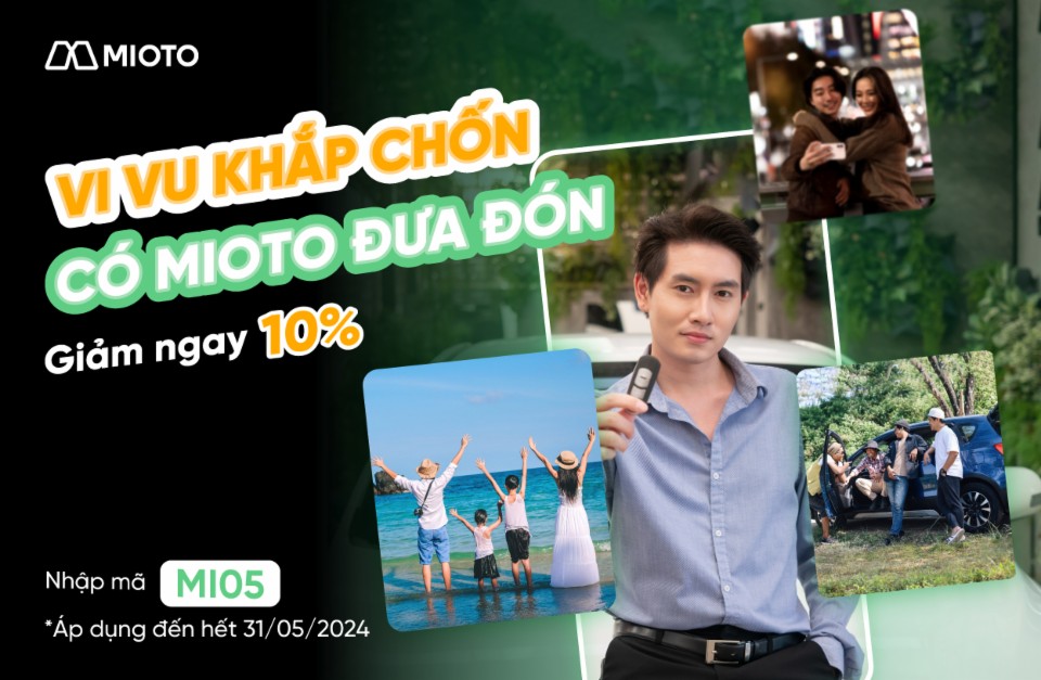 Mioto - Ứng dụng cho thuê xe tự lái & có tài xế 4-7 chỗ