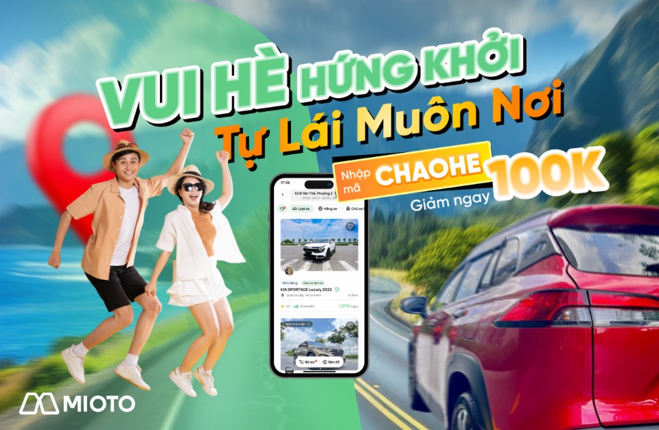 Mioto - Ứng dụng cho thuê xe tự lái & có tài xế 4-7 chỗ