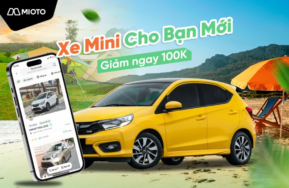 Mioto - Ứng dụng cho thuê xe tự lái & có tài xế 4-7 chỗ