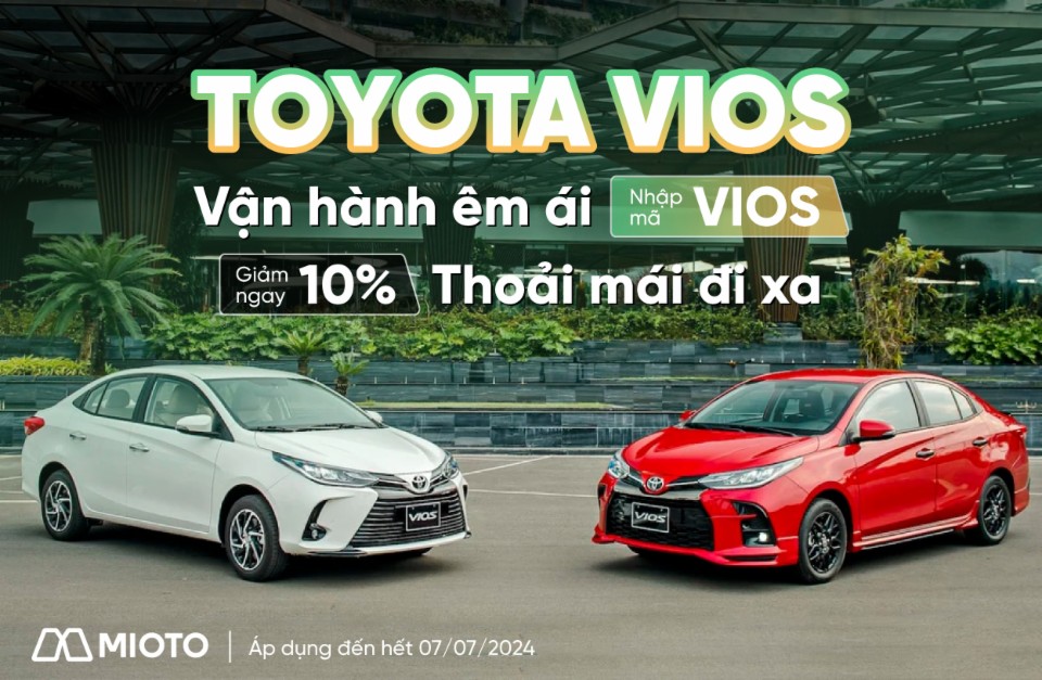 Mioto - Ứng dụng cho thuê xe tự lái & có tài xế 4-7 chỗ