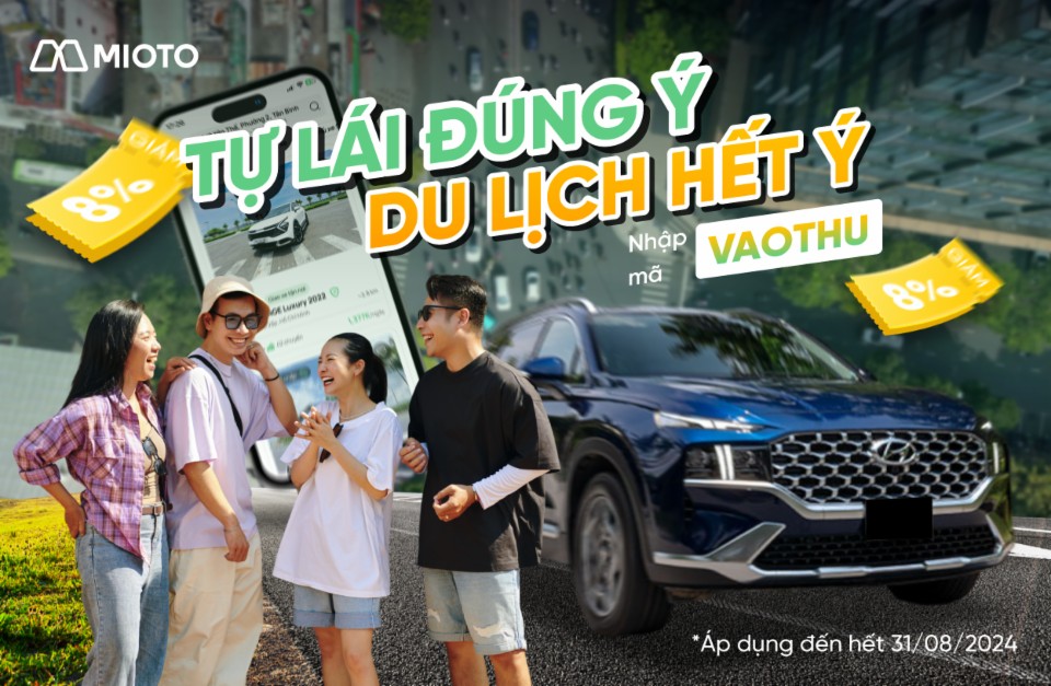 Mioto - Ứng dụng cho thuê xe tự lái & có tài xế 4-7 chỗ