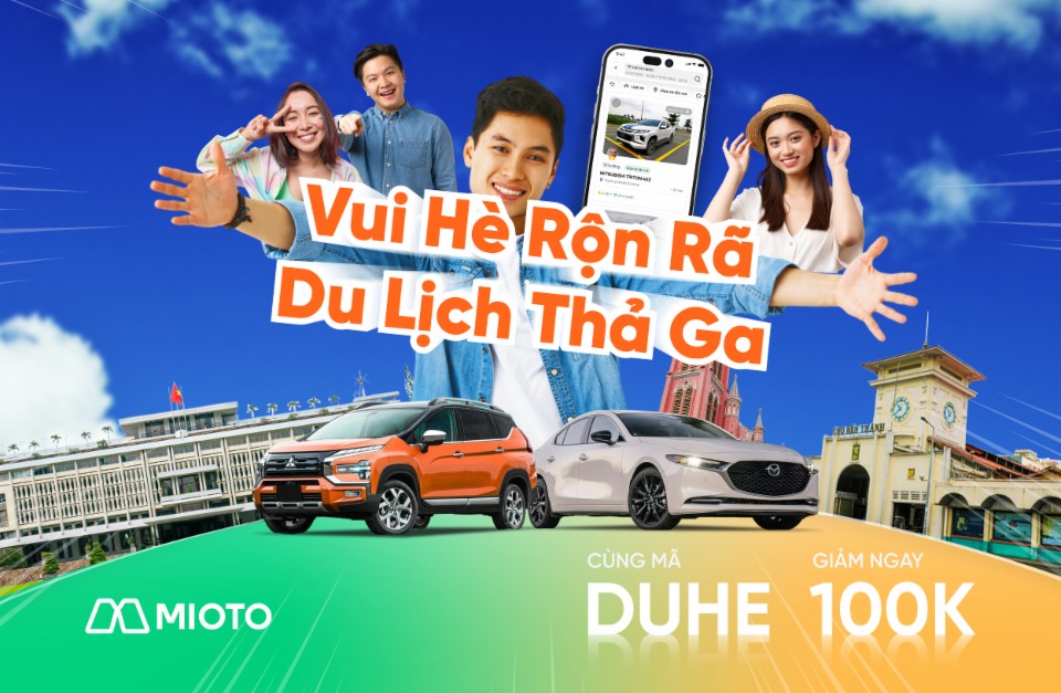 Mioto - Ứng dụng cho thuê xe tự lái & có tài xế 4-7 chỗ