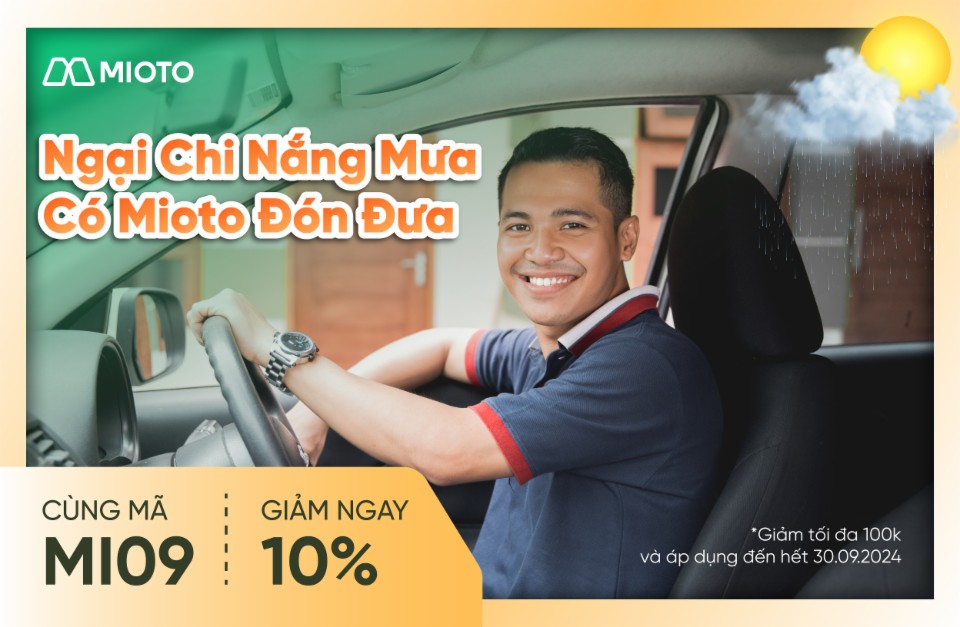 Mioto - Ứng dụng cho thuê xe tự lái & có tài xế 4-7 chỗ
