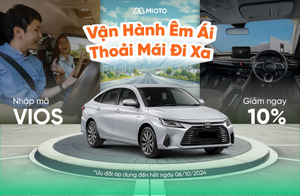 Mioto - Ứng dụng cho thuê xe tự lái & có tài xế 4-7 chỗ