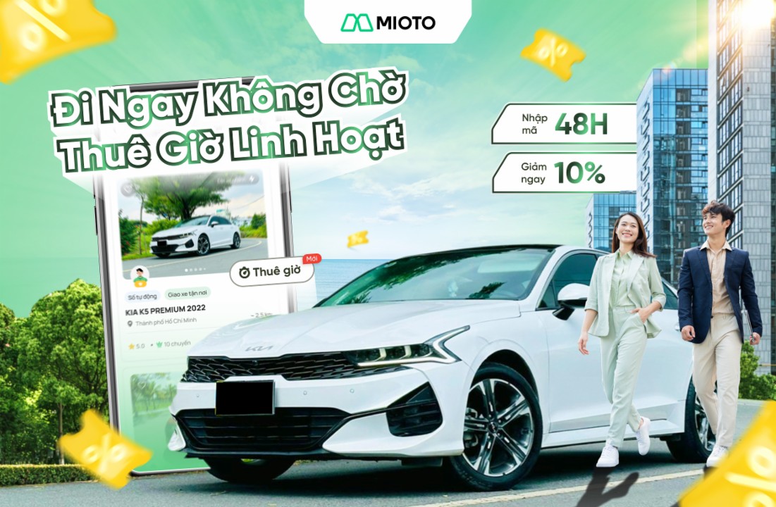 Mioto - Ứng dụng cho thuê xe tự lái & có tài xế 4-7 chỗ